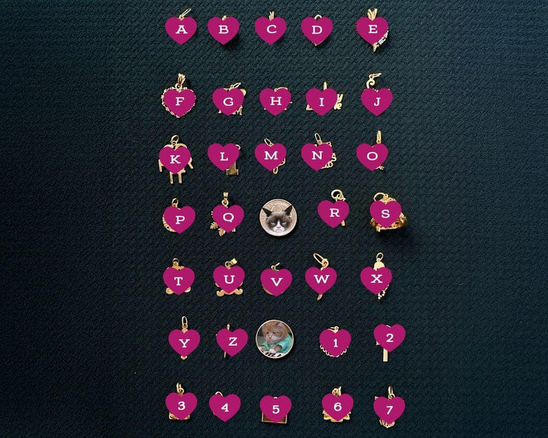 D: NEW! Vintage Solid Gold Charms 14k, 10k - Etsy