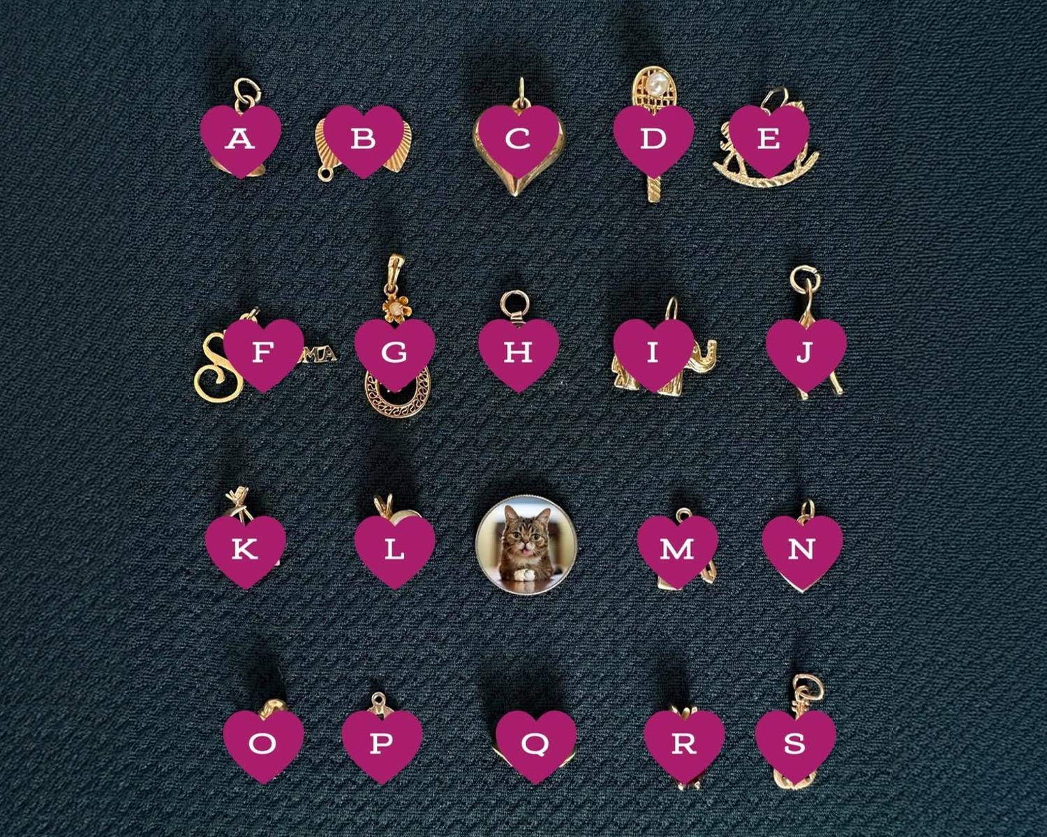 A: Vintage Solid Gold Charms 14k, 10k, 9k - Etsy