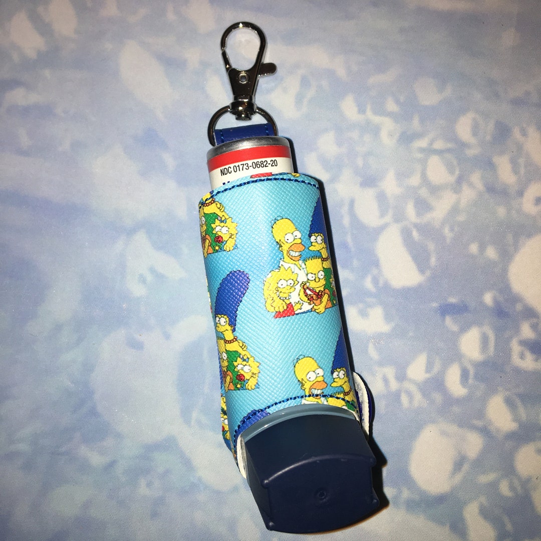 Cartoon, Inhaler Holder/case, Inhaler Keychain, Asthma Inhaler, Inhaler ...