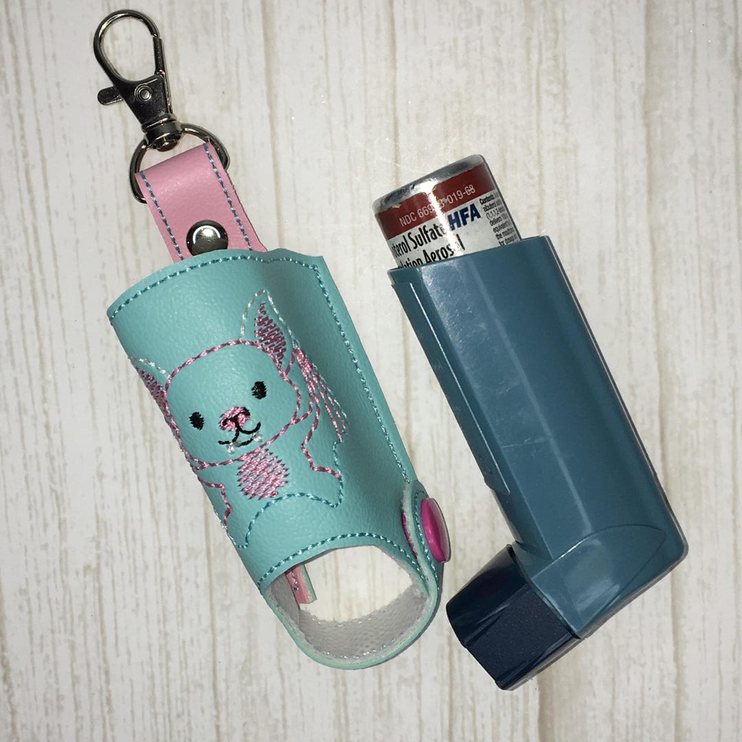 Pastel Halloween, Kawaii Bat Inhaler Holder Case, Inhaler Keychain ...