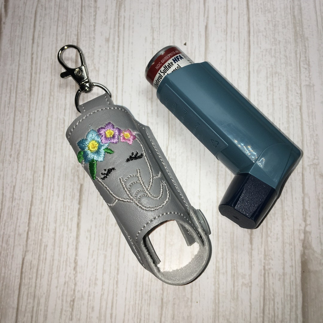 Elephant Inhaler Holder, Inhaler Keychain, Asthma Inhaler, Inhaler ...