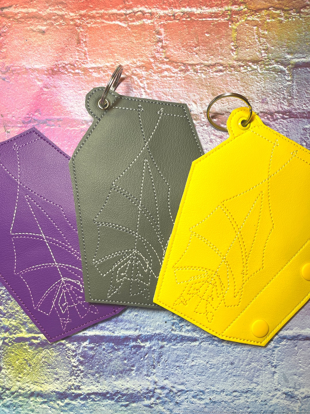 Bat Wallet Bat Coffin Wallet Bat Card Holder Horror Wallet - Etsy