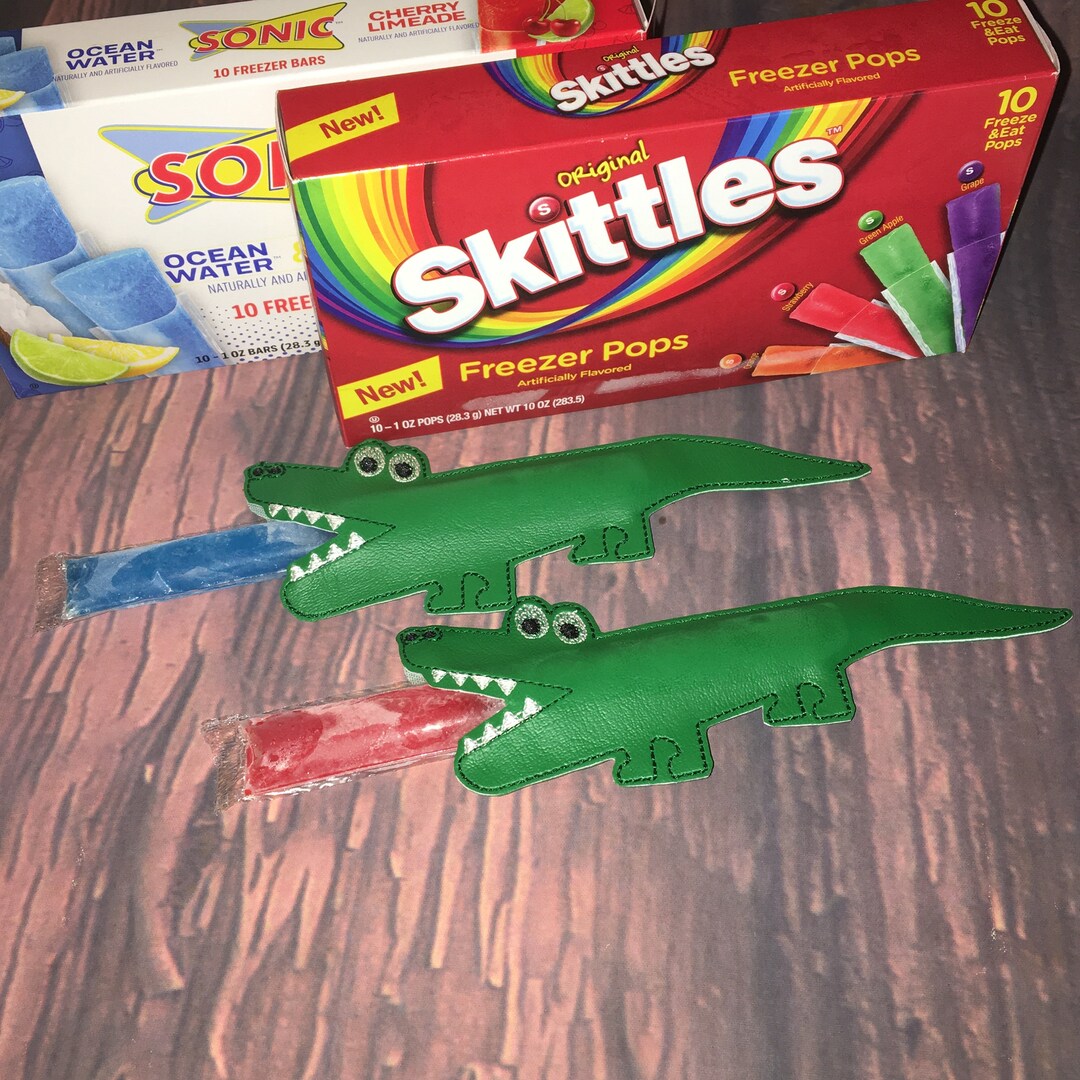 Alligator Freeze Pop Holder - Etsy