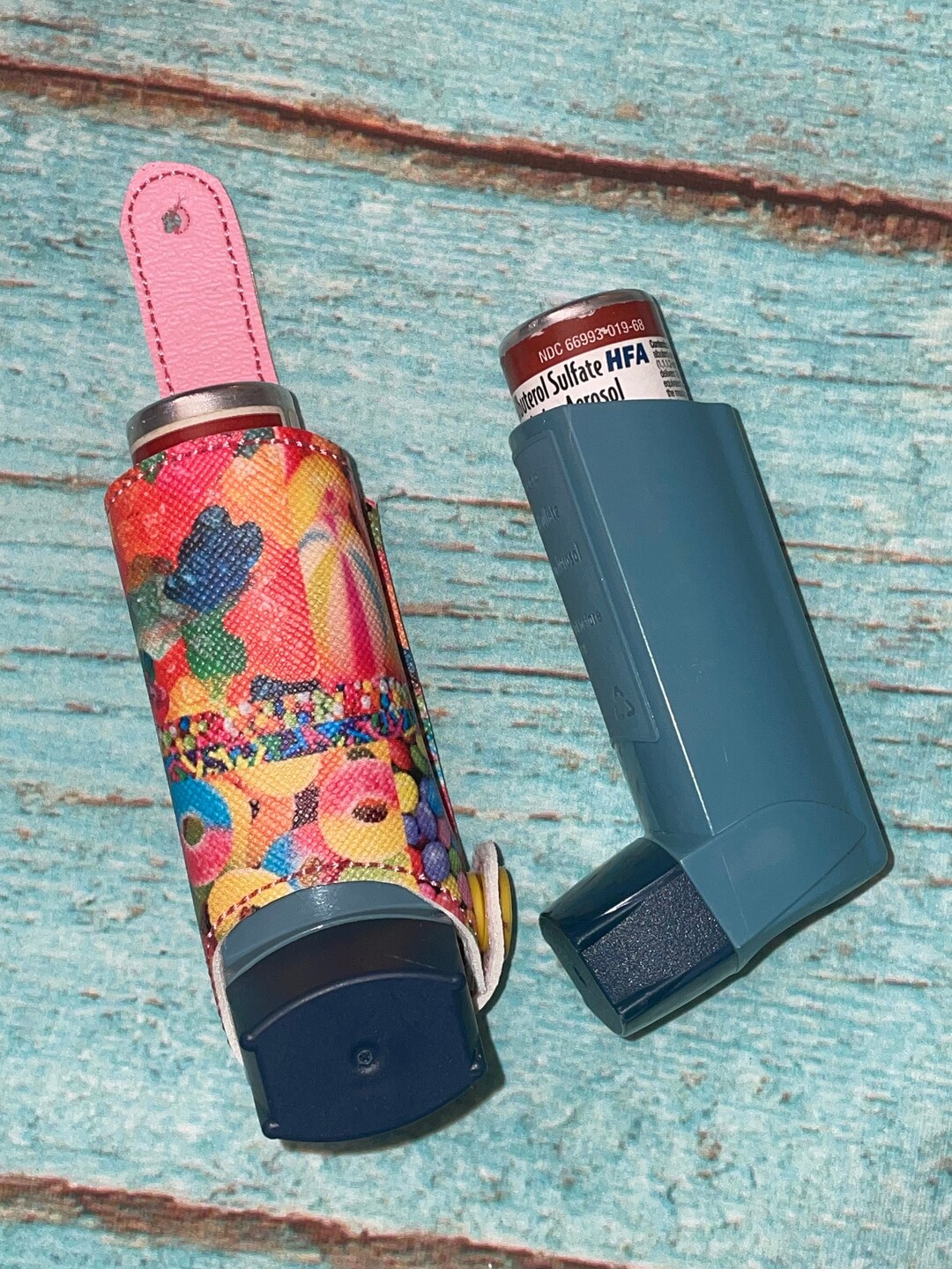 Candy Inhaler Case, Inhaler Holder, Inhaler Keychain, Asthma Inhaler ...