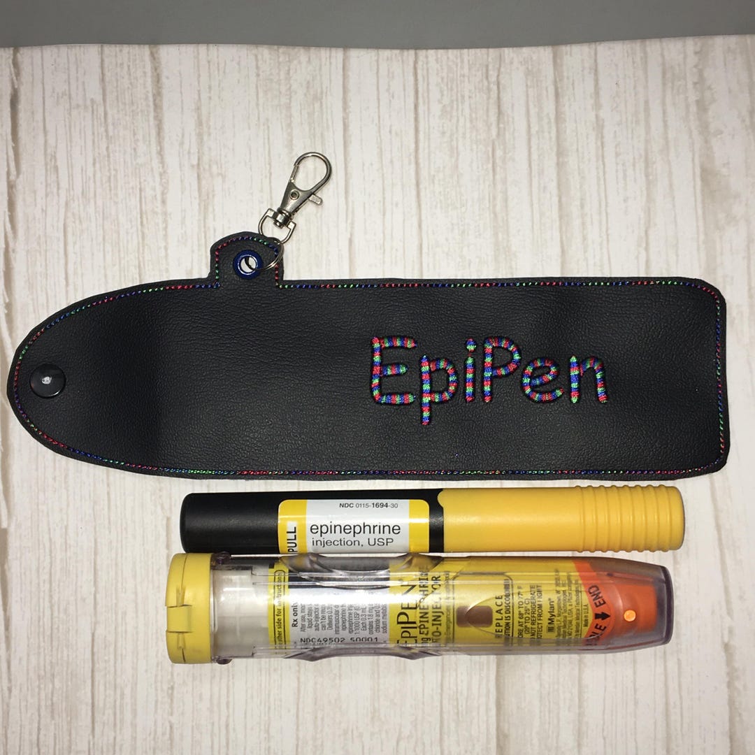 Epipen Holder Case Allergy Emergency Pouch With Clip Travel Epinephrine ...