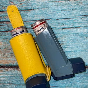 Solid Color Inhaler Case, Inhaler Holder, Inhaler Keychain, Inhaler ...