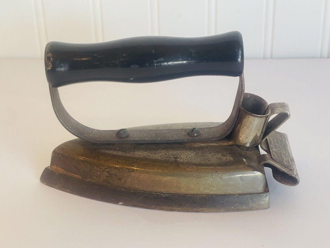 Vintage Hotpoint Edison Electric Iron | Vintage Decor | Solid Iron ...