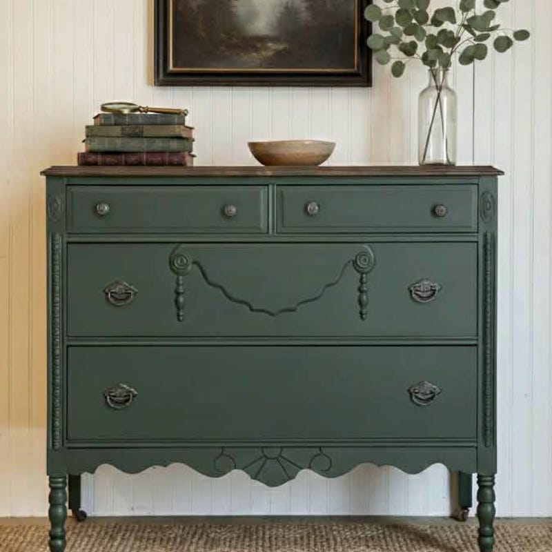 Green Chest of Drawers - Etsy