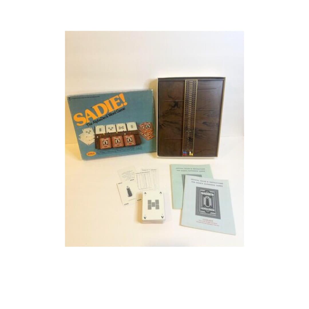 SADIE the Alphadeck Word Game Letter Rummy / Word Poker/ and Sadie's ...