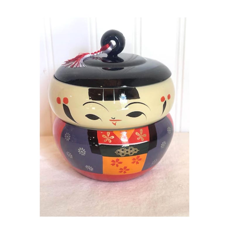 Japanese Kokeshi Box - Etsy