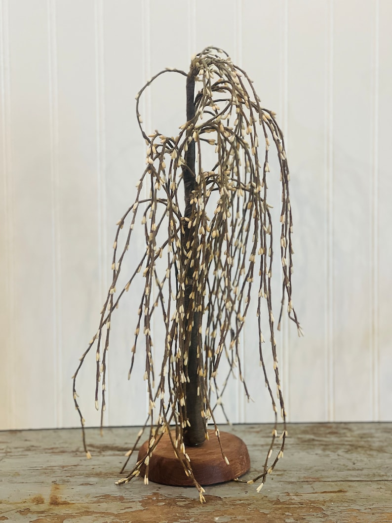 Primitive Weeping Willow Tree Country Willow Tree Farmhouse berry ...