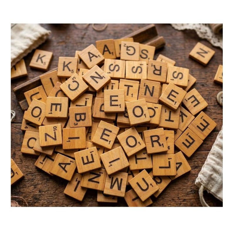 Alphabet Wooden Tiles - Etsy