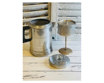 Vintage COMET Aluminum 9 Cup Percolator Coffee Pot, Vintage Aluminum ...