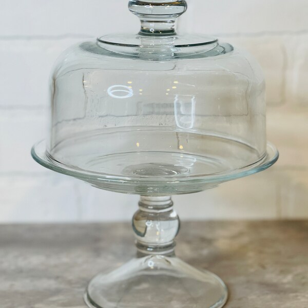 Glass Cake Dome - Etsy