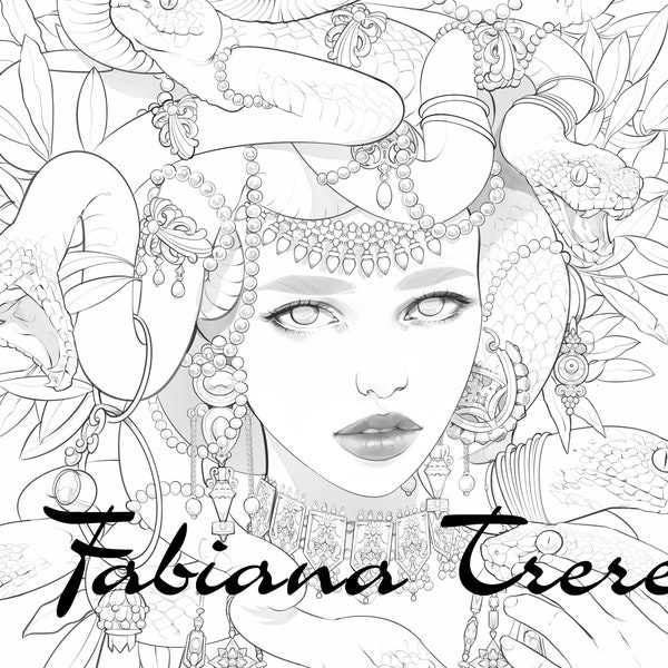 Adult Coloring Pages Mythology Fantasy - Etsy UK