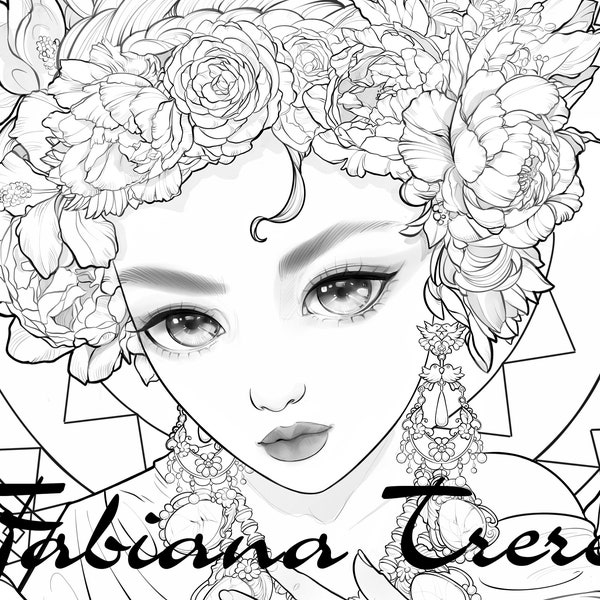 Hispanic Coloring Page - Etsy