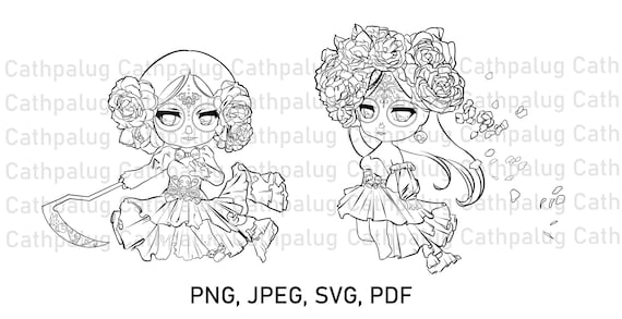 La Santa Muerte Coloring Pages Coloring Pages