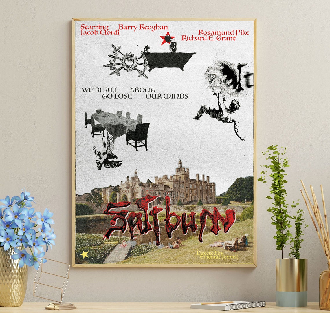 Saltburn Poster, Saltburn Movie Poster, Saltburn Movie Art, Barry ...