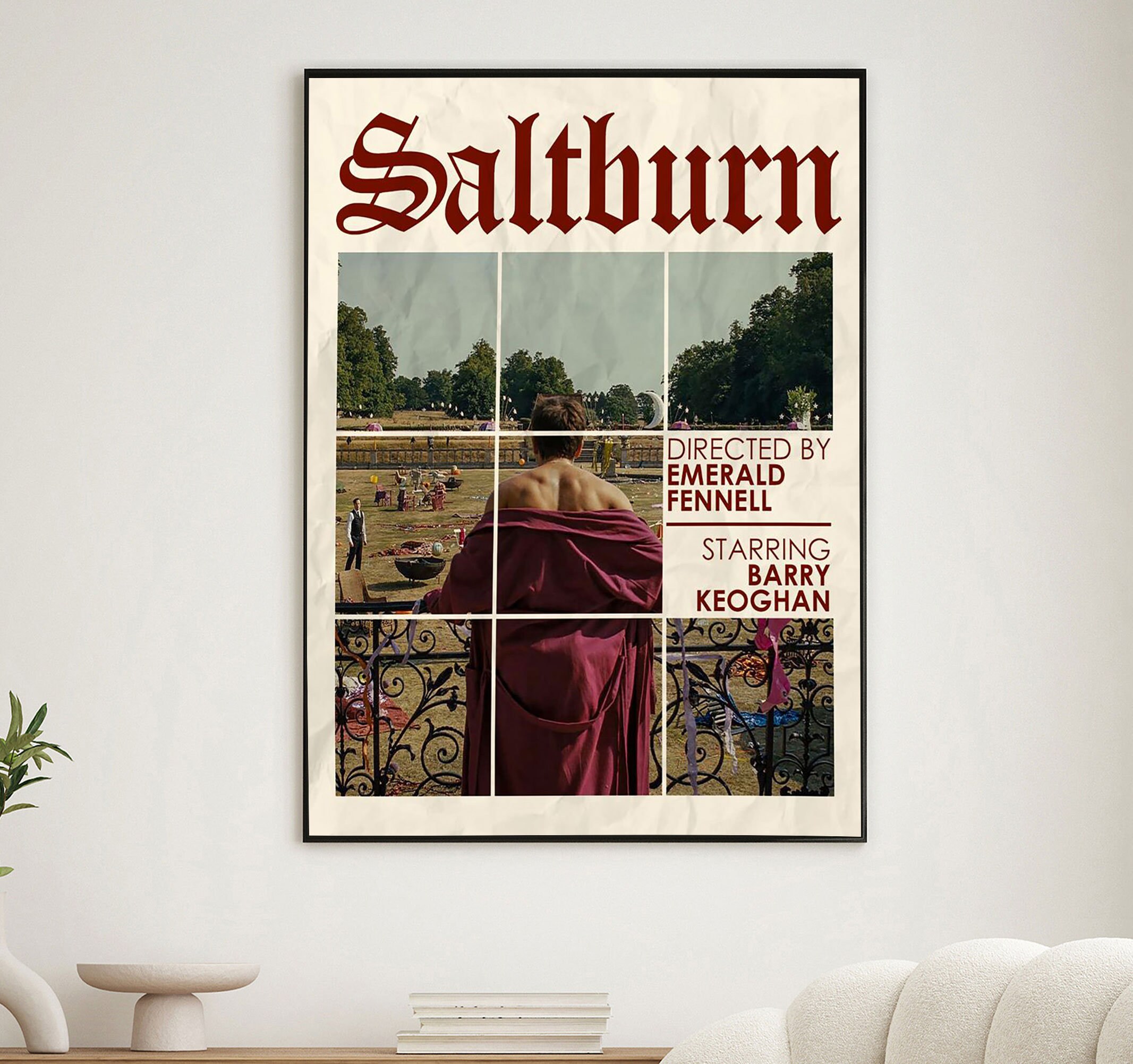 Saltburn Movie Poster, Saltburn Poster, Room Decor Wall Art, Barry ...