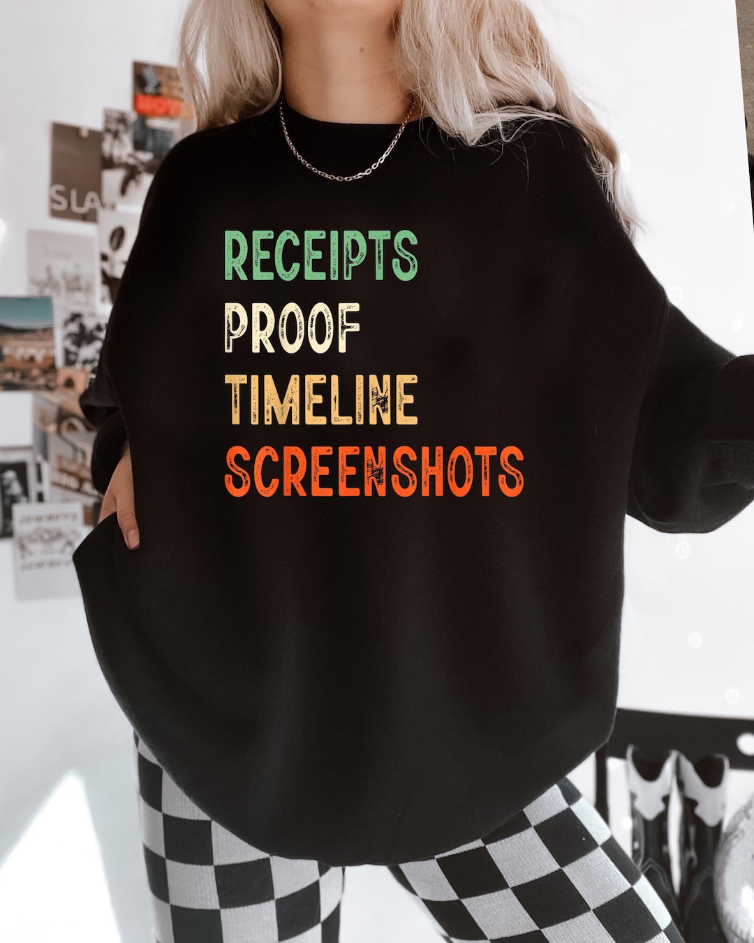 Receipts Proof Timeline Screenshots Shirt, RHOSLC Shirt, Real ...