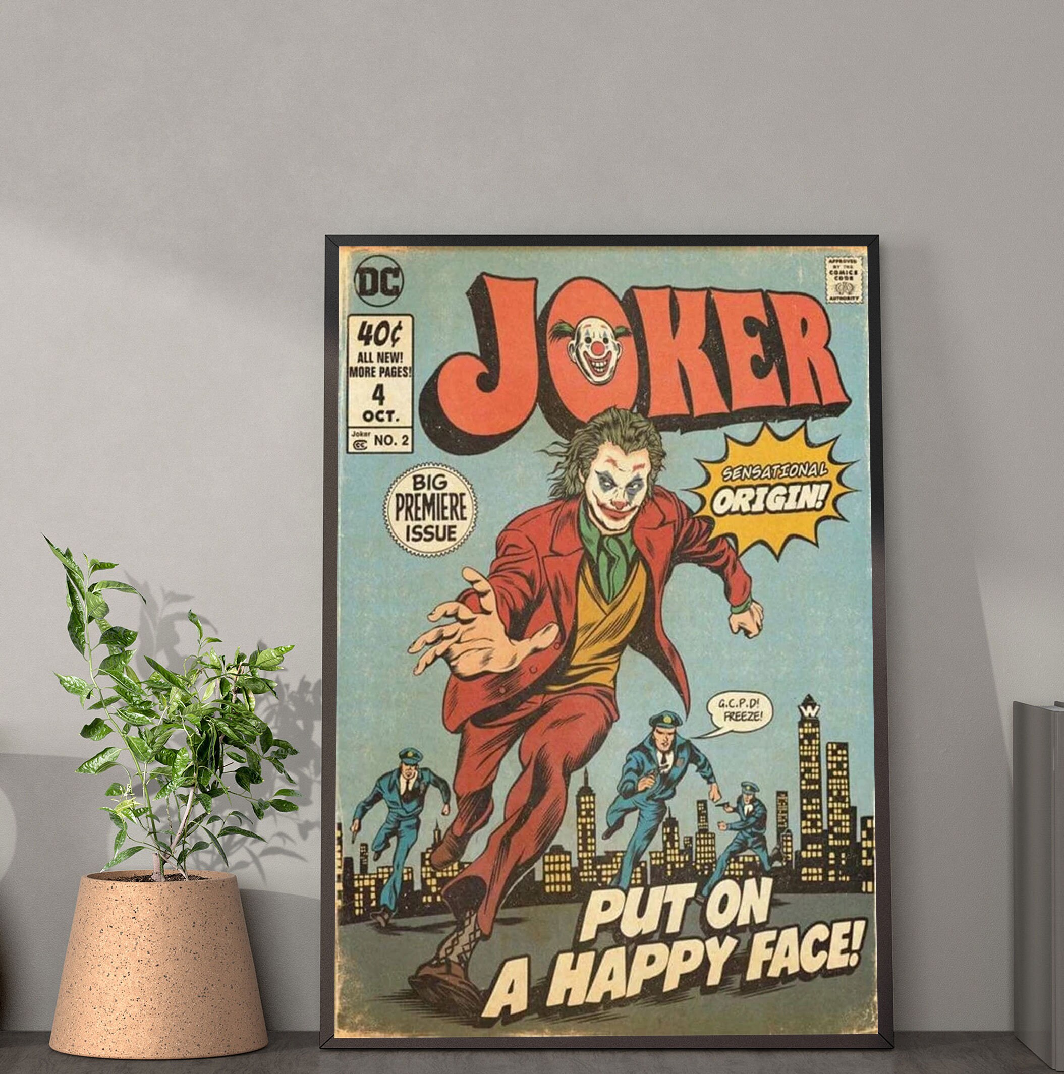 Jok Er Put on A Happy Face Poster, - Etsy