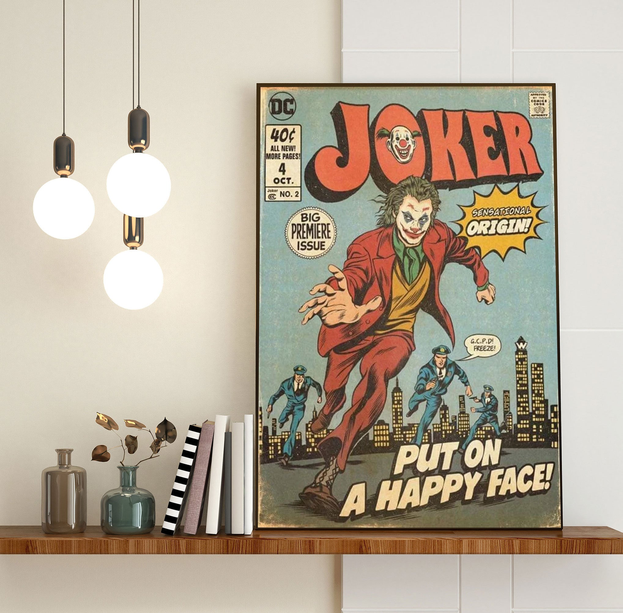 Jok er Put On A Happy Face Poster, sold by CharliMiller | SKU 115281392 ...
