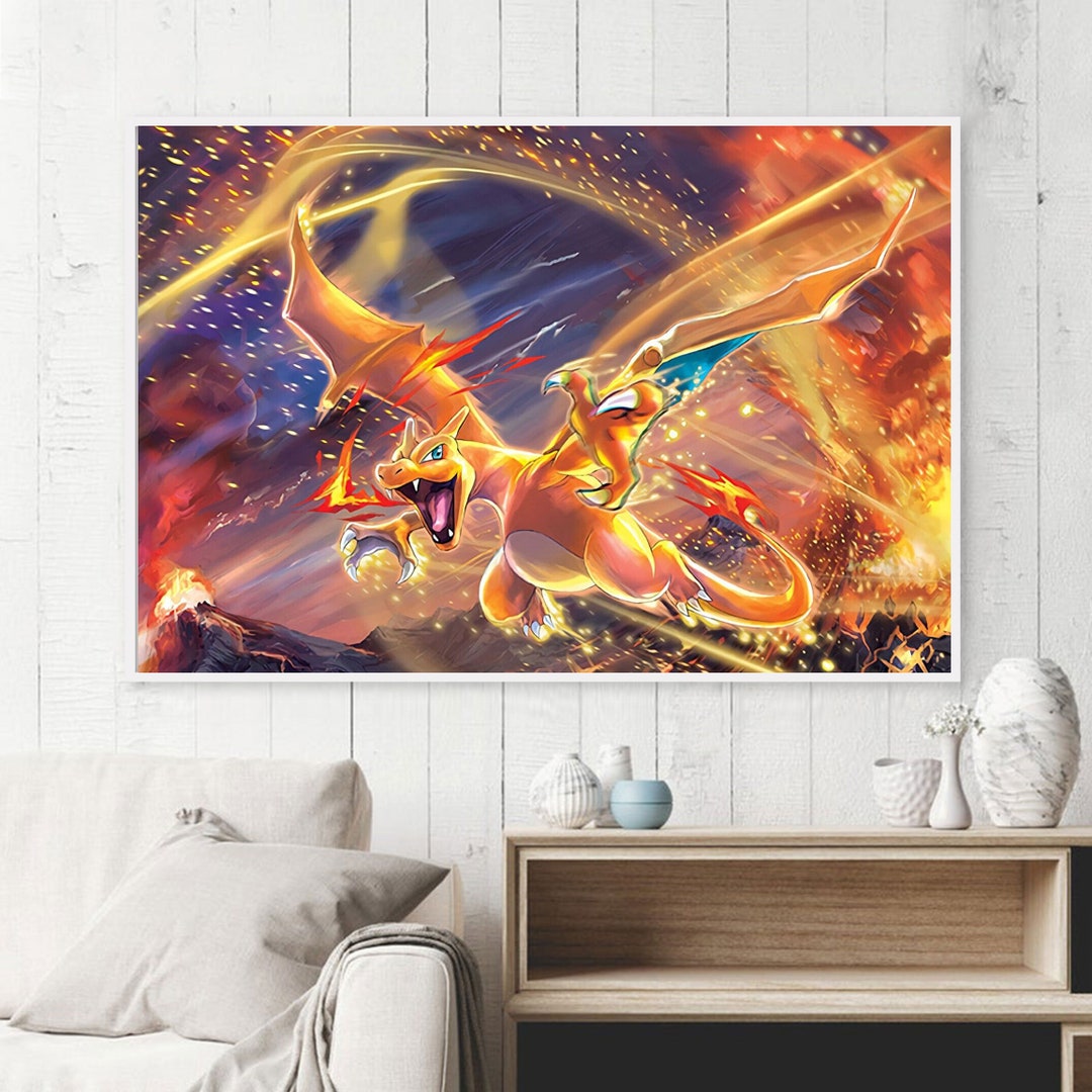 Pokémon Pokemon Charizard Poster Cute Pokemon Print Art - Etsy