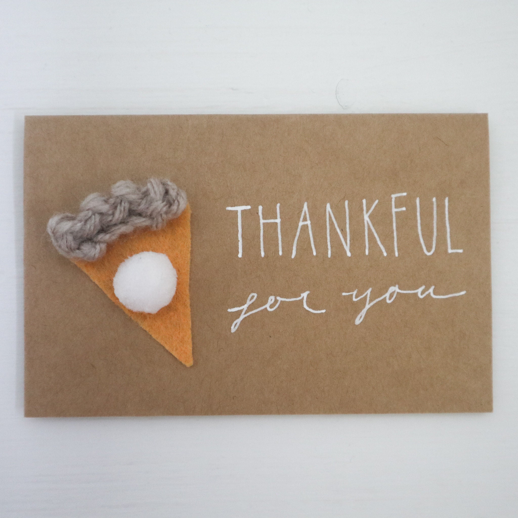 Thanksgiving/friendsgiving Pumpkin Pie Card - Etsy