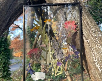 Pressed Flower Flower Wall Decor Hanging Frame Flower Frame Flower ...