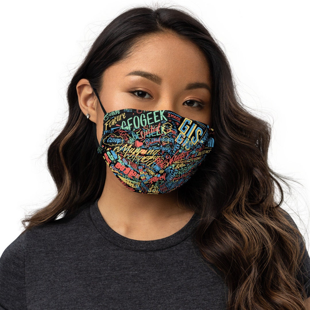 Geospatialology Face Mask, Geo-geek Style - Etsy