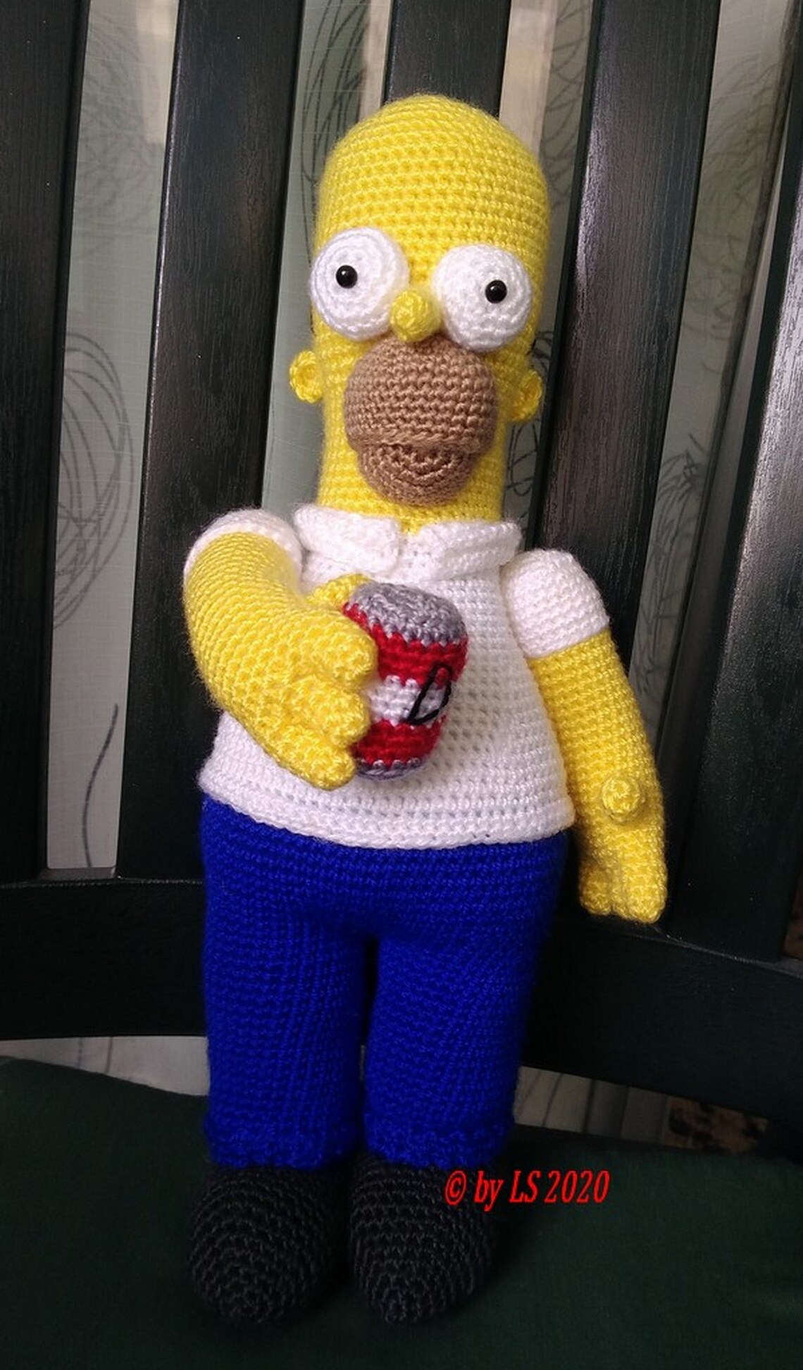 PDF Crochet Pattern Homer Simpson Amigurumi English German - Etsy