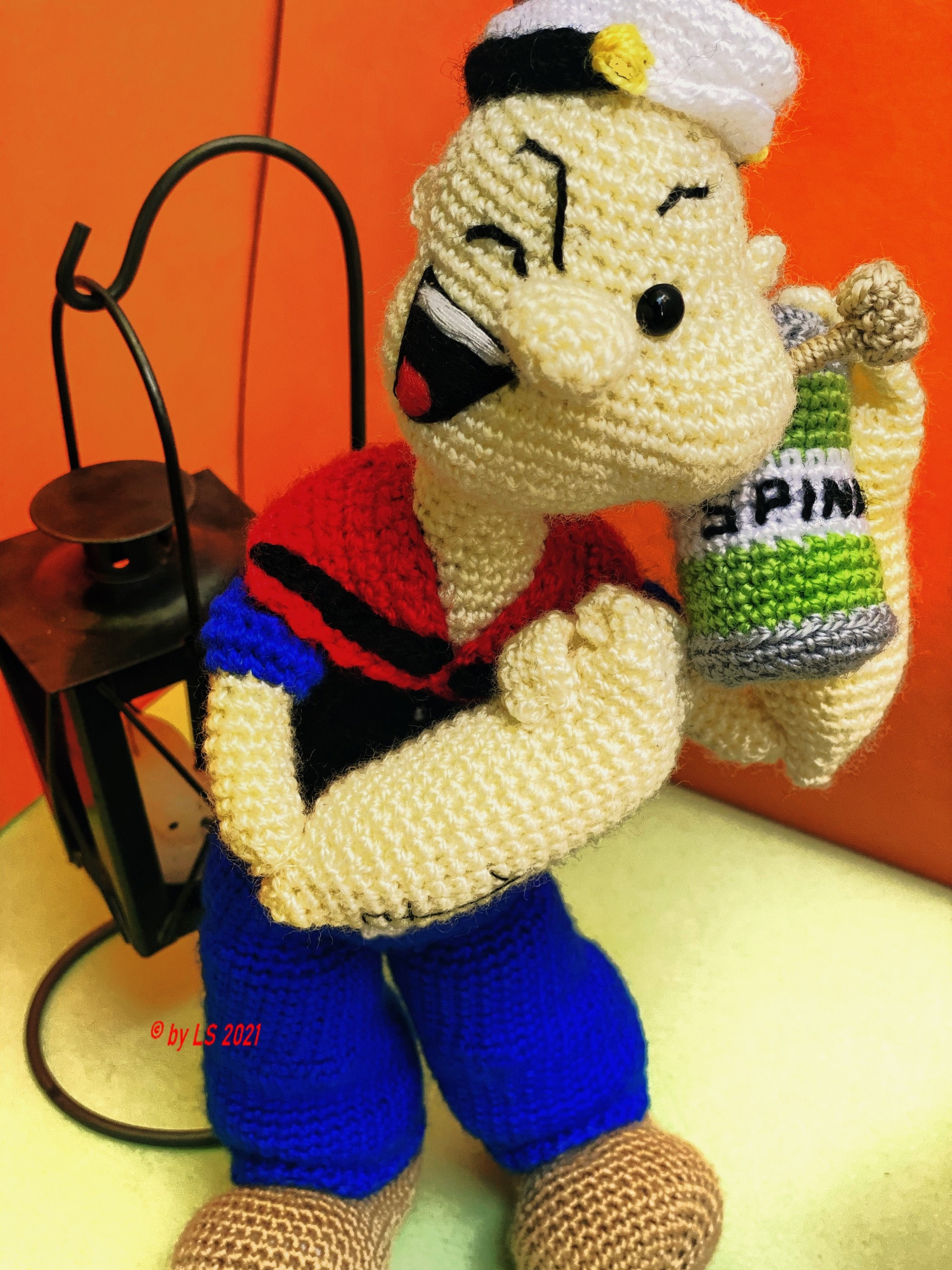 PDF Crochet Pattern Popeye Amigurumi English German - Etsy
