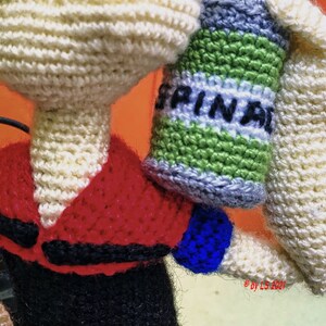 PDF Crochet Pattern Popeye Amigurumi English German Spanish - Etsy ...