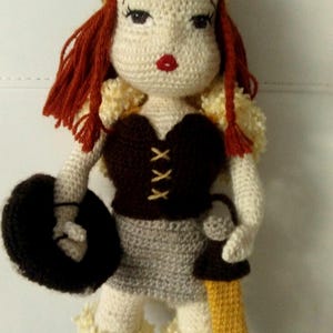 Crochet Pattern Viking Tyra the Strong Amigurumi English - German ...