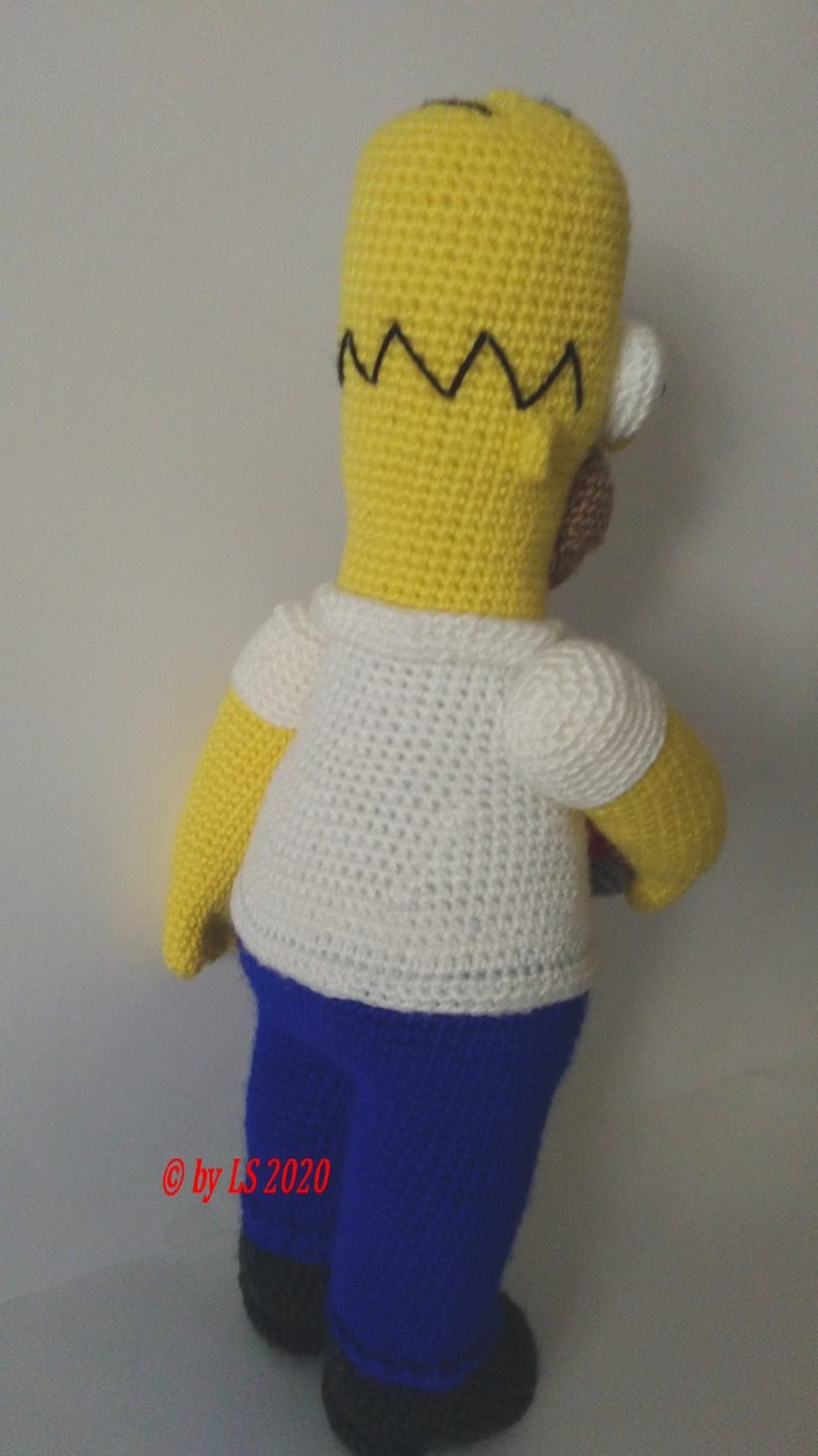 PDF Crochet Pattern Homer Simpson Amigurumi English German - Etsy