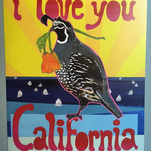 I Love You California - Etsy