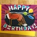 Foxy Birthday Card - Etsy