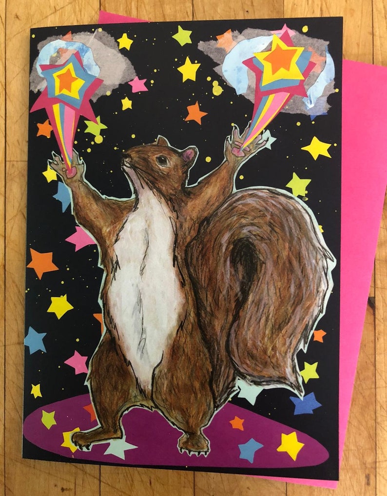 Magical Squirrel - Etsy
