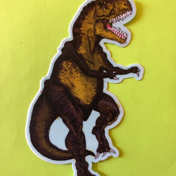 T Rex Sticker - Etsy