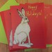 Holiday Rabbit Boxed Cards - Etsy
