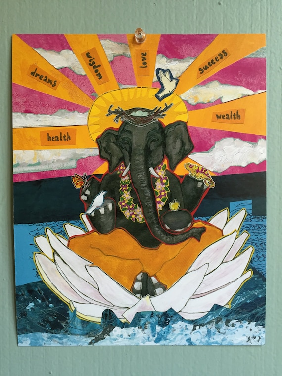 Ganesh Art Print | Etsy