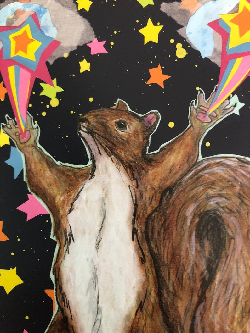 Magical Squirrel! - Etsy