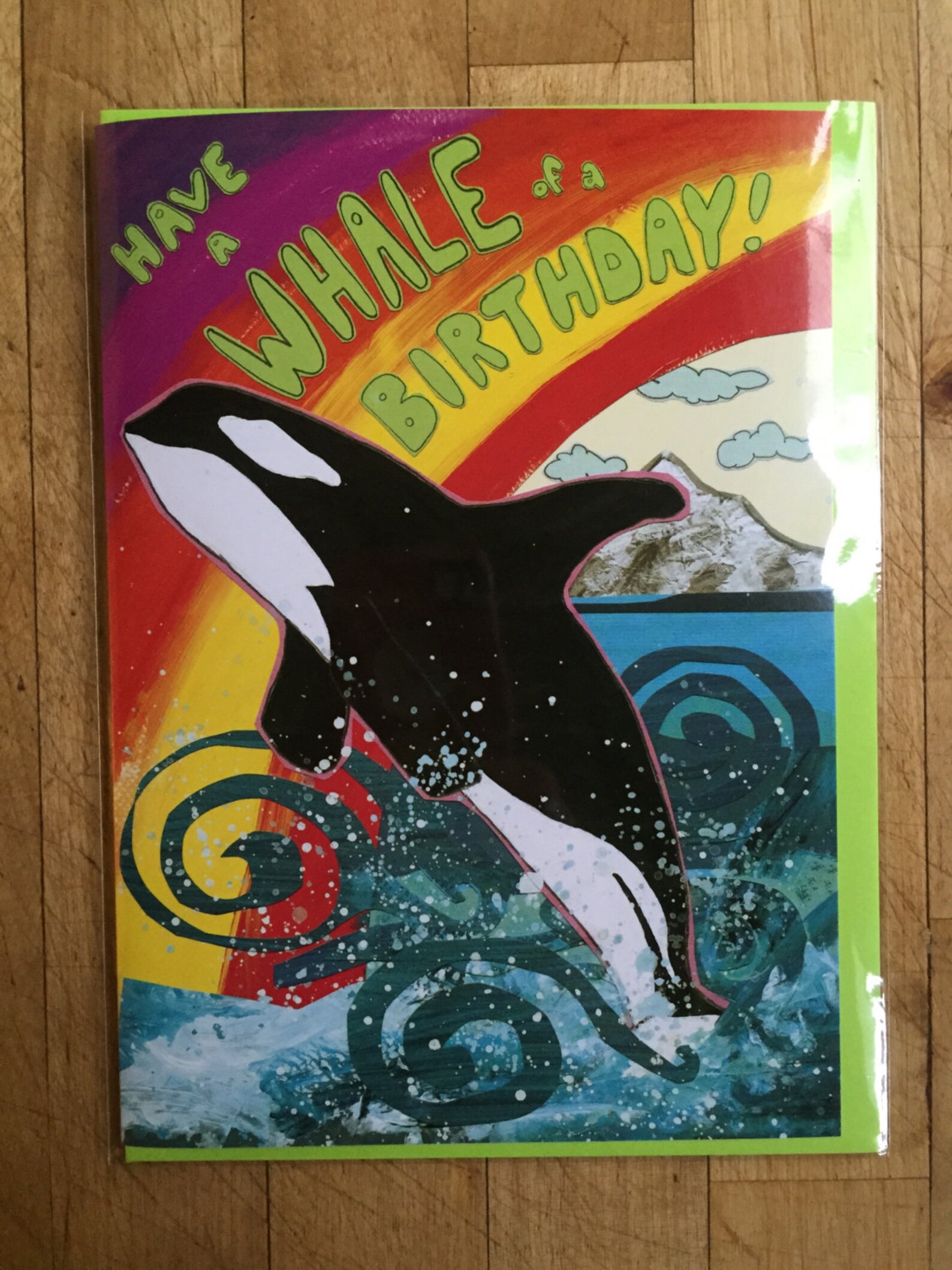 Whale Birthday Card - Etsy