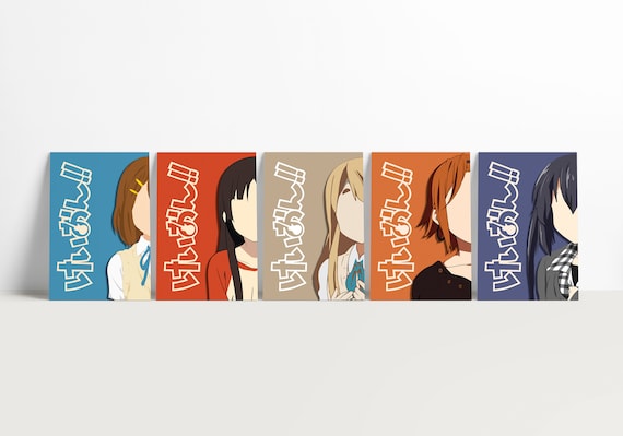 K-ON SET: Fan Art Posters | Etsy