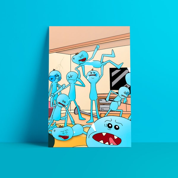 Mr Meeseeks - Etsy