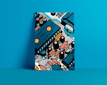 Custom Tech Support Techy Funny Poster Wall Art Gift - Etsy