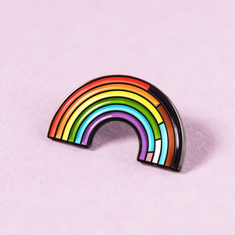 Rainbow Pins - Etsy