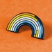 Transgender Bar Pin Subtle Trans Pride Flag Enamel Accessory Agender ...