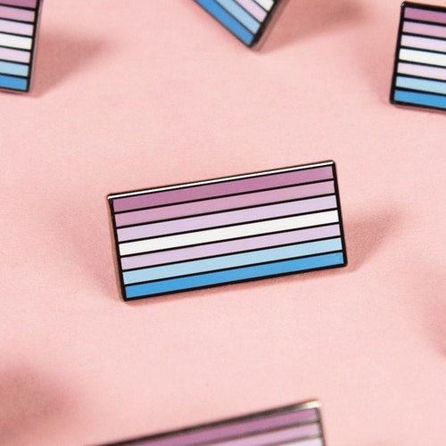 Bigender Pride Enamel Pin - Etsy UK