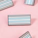 Transgender Bar Pin Subtle Trans Pride Flag Enamel Accessory Agender ...